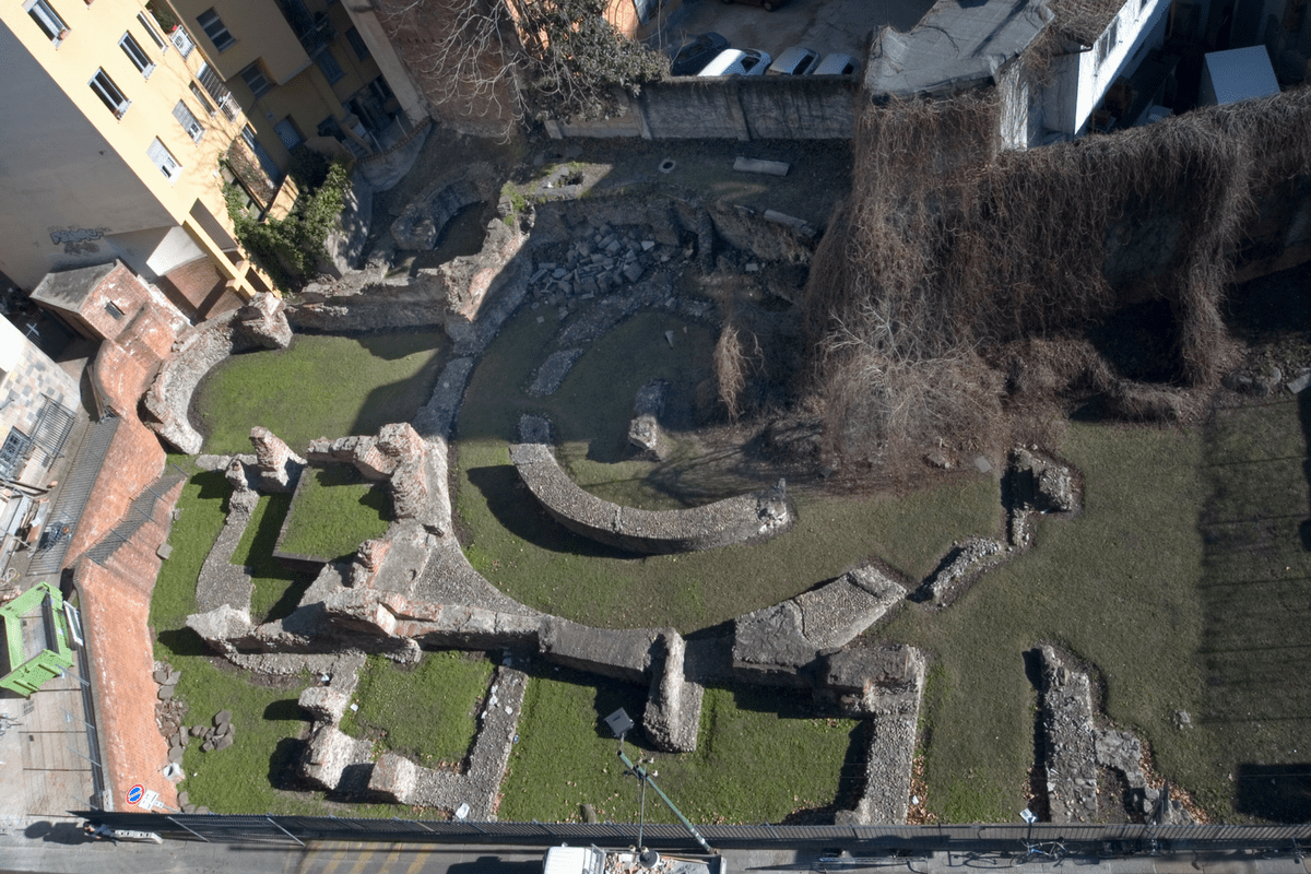 Palazzo imperiale romano di Milano – Italy Where